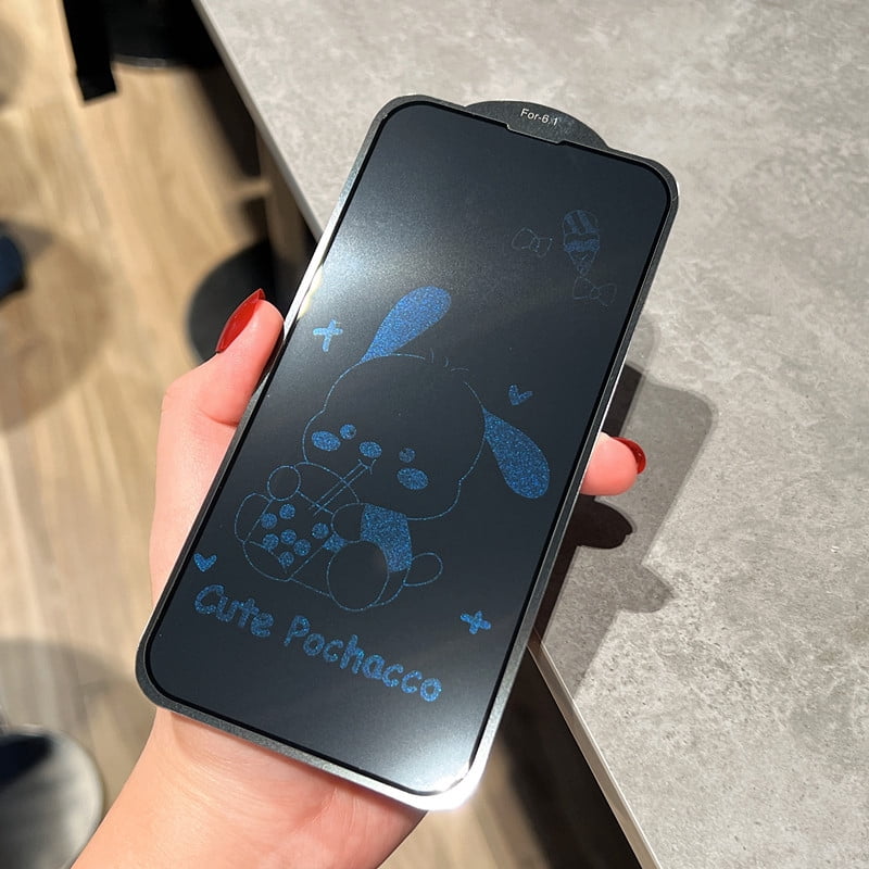 Sanrios Hello Kitty Kuromi Pochacco Invisible Shadow Glass Screen ...