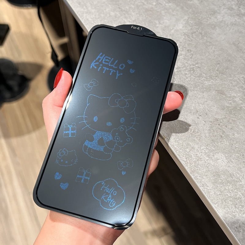 Sanrios Hello Kitty Kuromi Pochacco Invisible Shadow Glass Screen ...