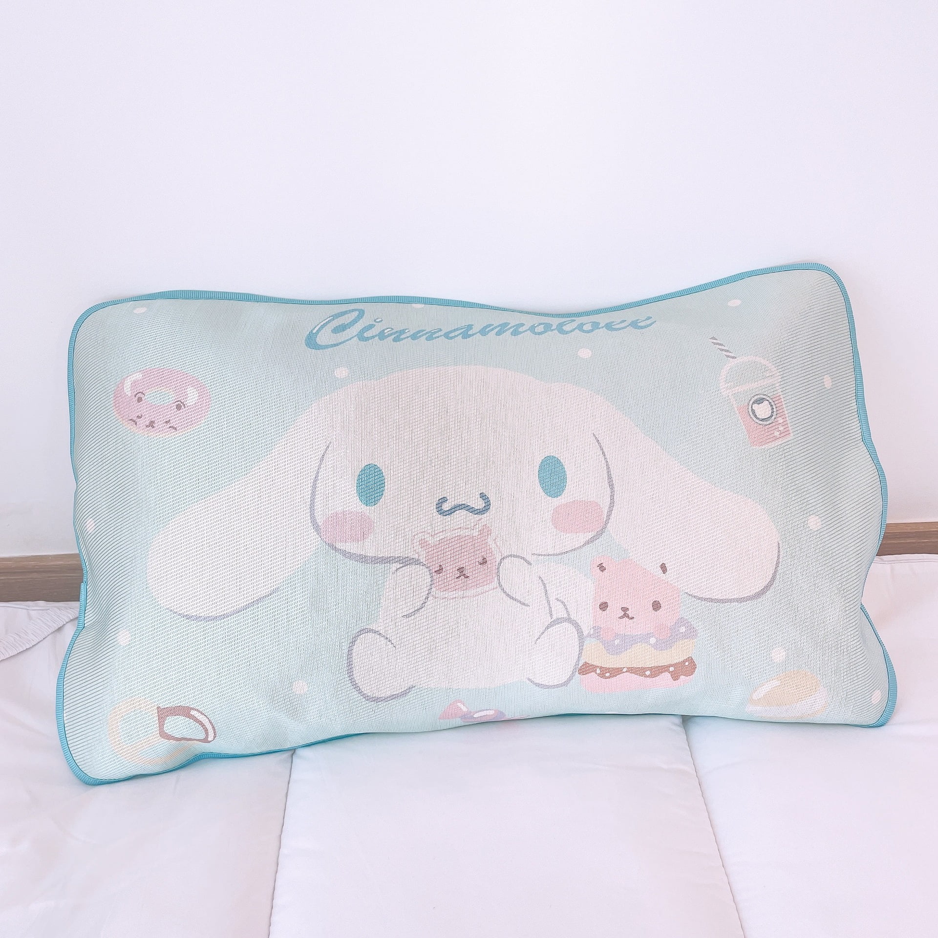 Sanrios Hello Kitty Pillowcase Ice Silk Summer Cinnamoroll Kuromi Ice ...