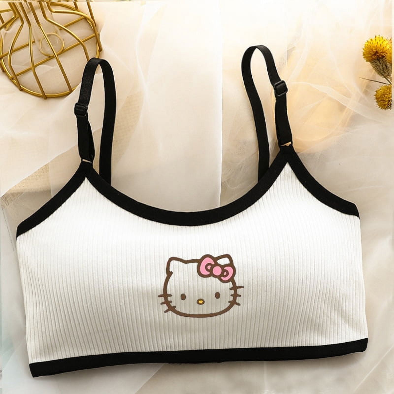 Sanrios Hello Kitty Student‘s Breast Care Girl Bra Students Cotton ...