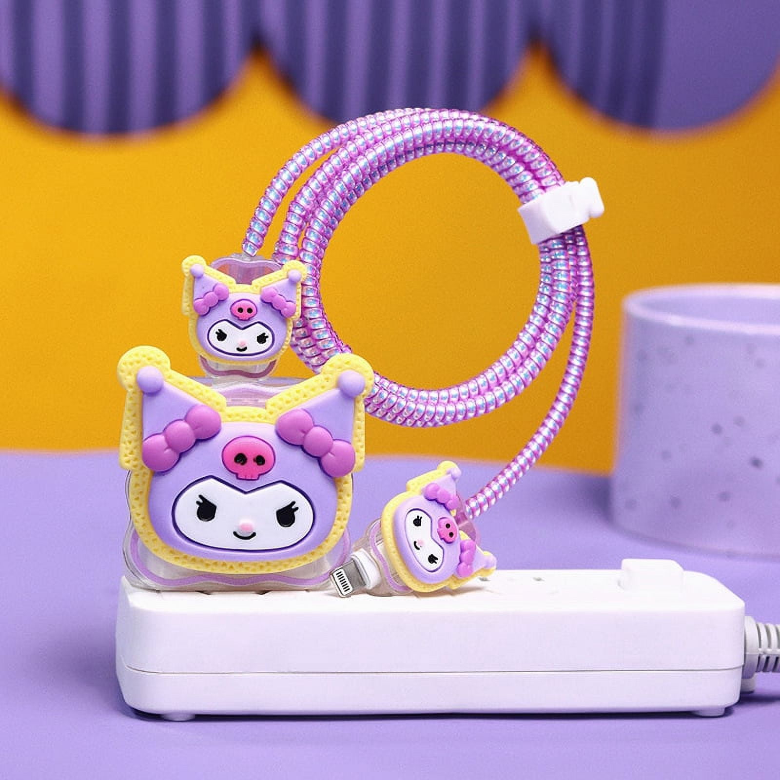 Sanrios Hellokittys Cinnamoroll Usb Cable Protector Data Charger Line ...