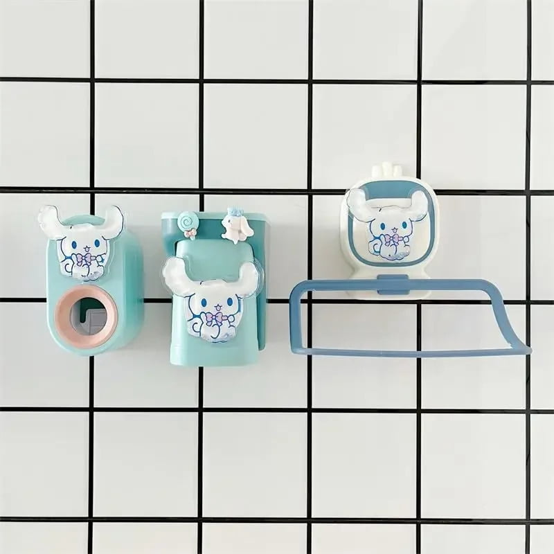 Sanrios Kuromi Cinnamoroll Kawaii Cartoon Wash Cup Toothbrush Holder ...