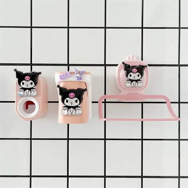 Sanrios Kuromi Cinnamoroll Kawaii Cartoon Wash Cup Toothbrush Holder ...