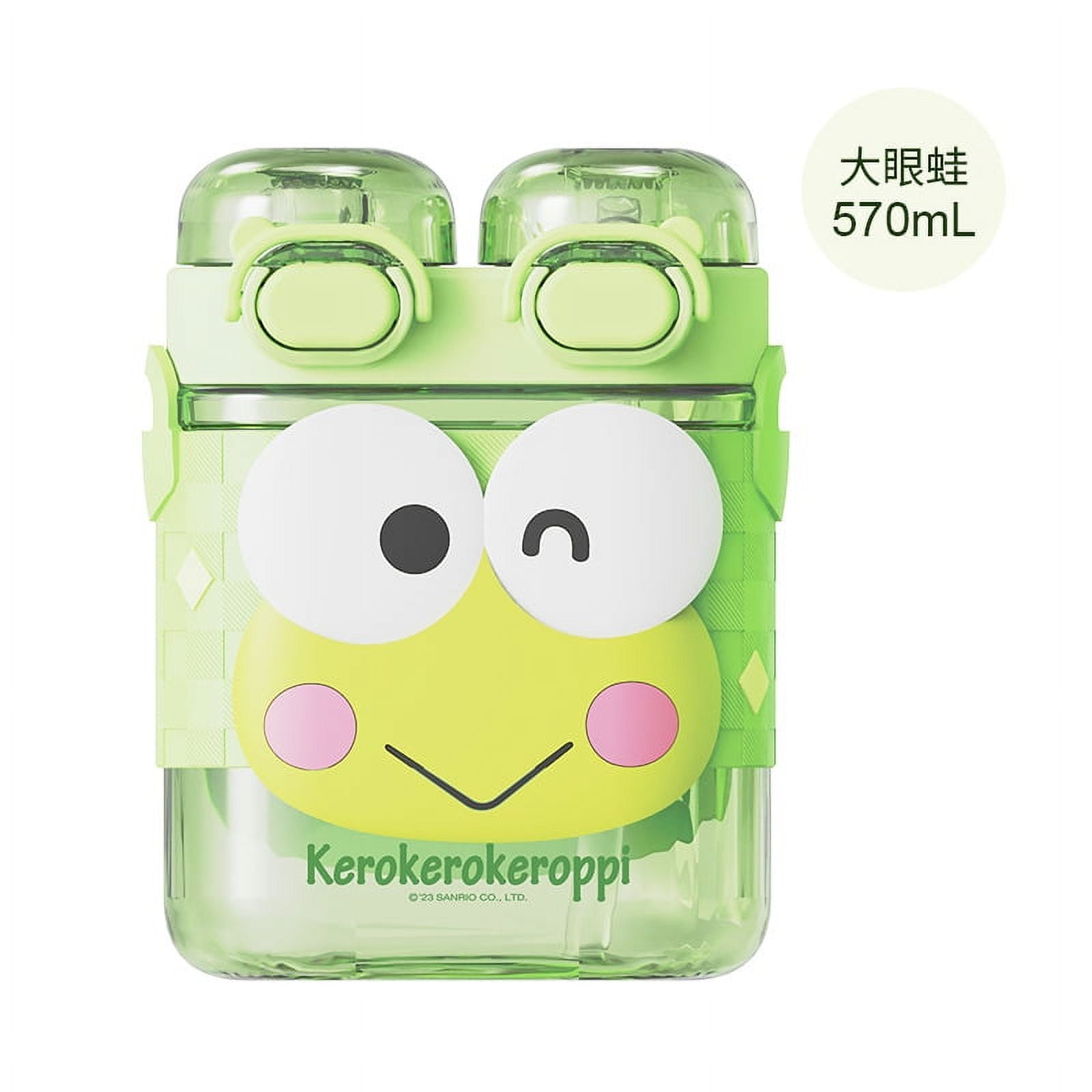 Sanrios Kuromi Cinnamoroll Keroppi Hangyodon HelloKittys Double Drinking Cups Large Capacity ...
