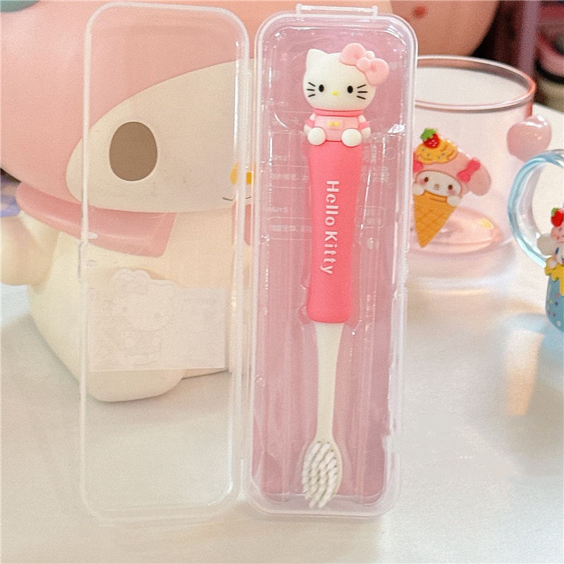 Sanrios Kuromi Cinnamoroll My Melody Hello Kitty Portable Soft Bristled ...