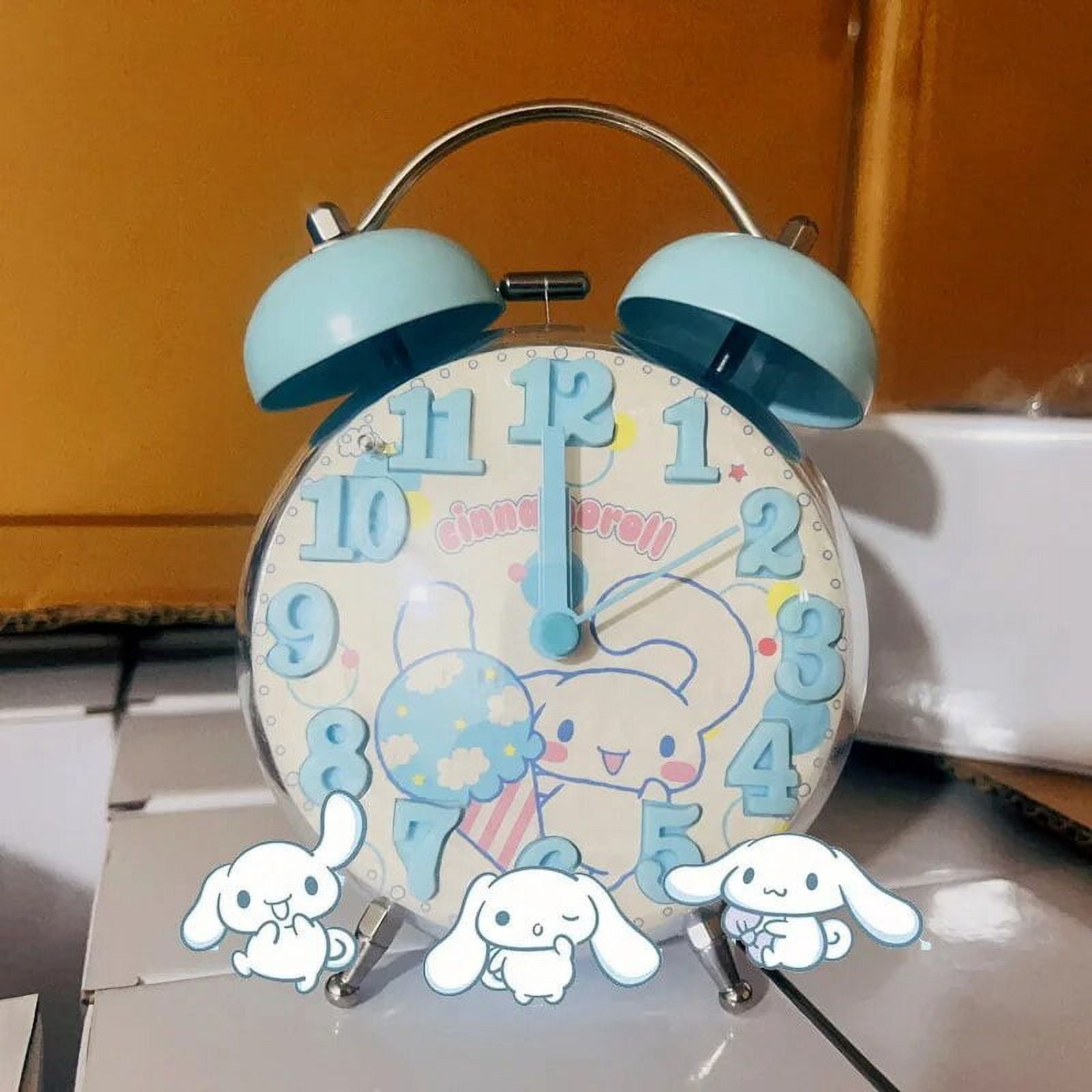 Sanrios Kuromi Mymelody Cinnamoroll kawaii Anime Cartoon Round Alarm ...