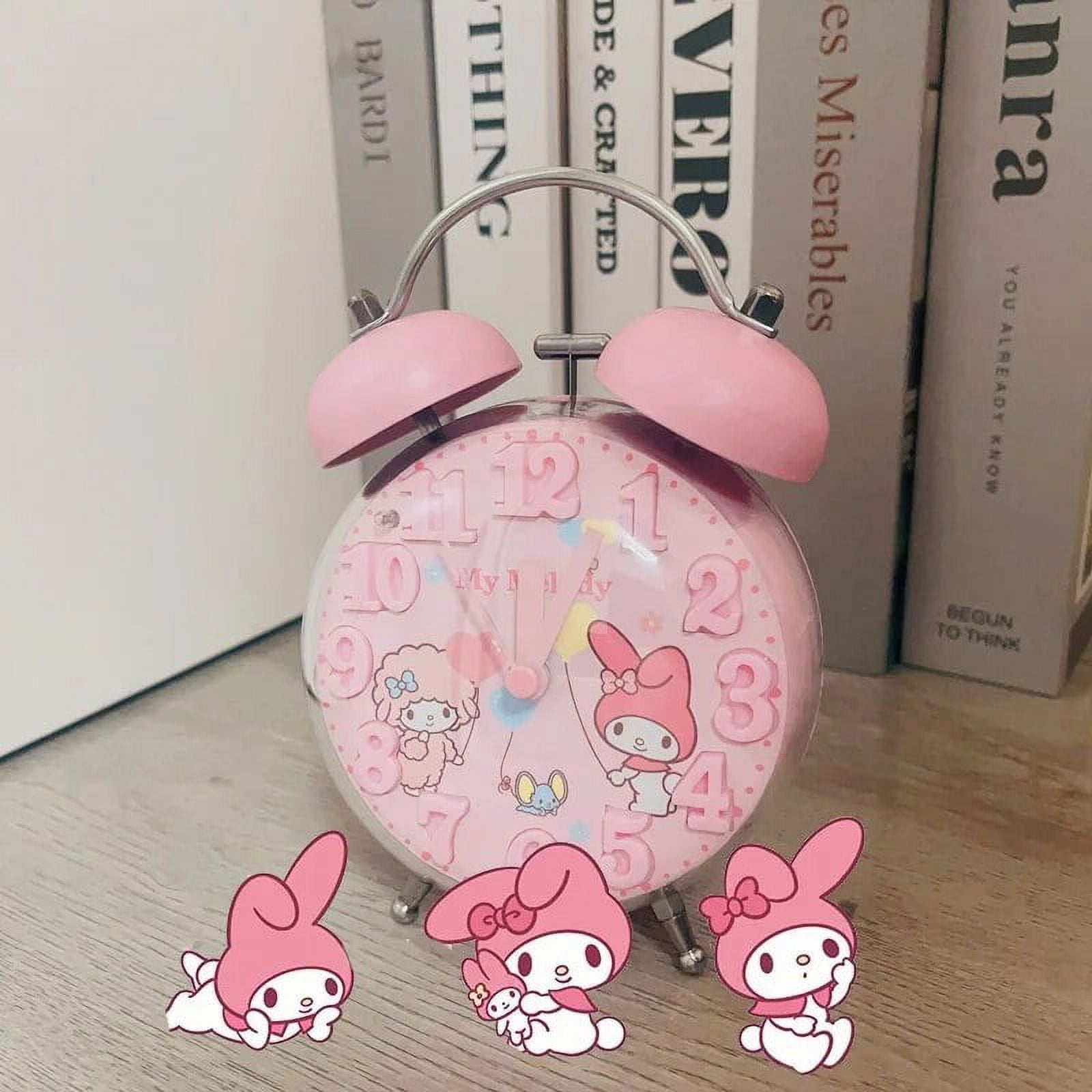 Sanrios Kuromi Mymelody Cinnamoroll kawaii Anime Cartoon Round Alarm ...