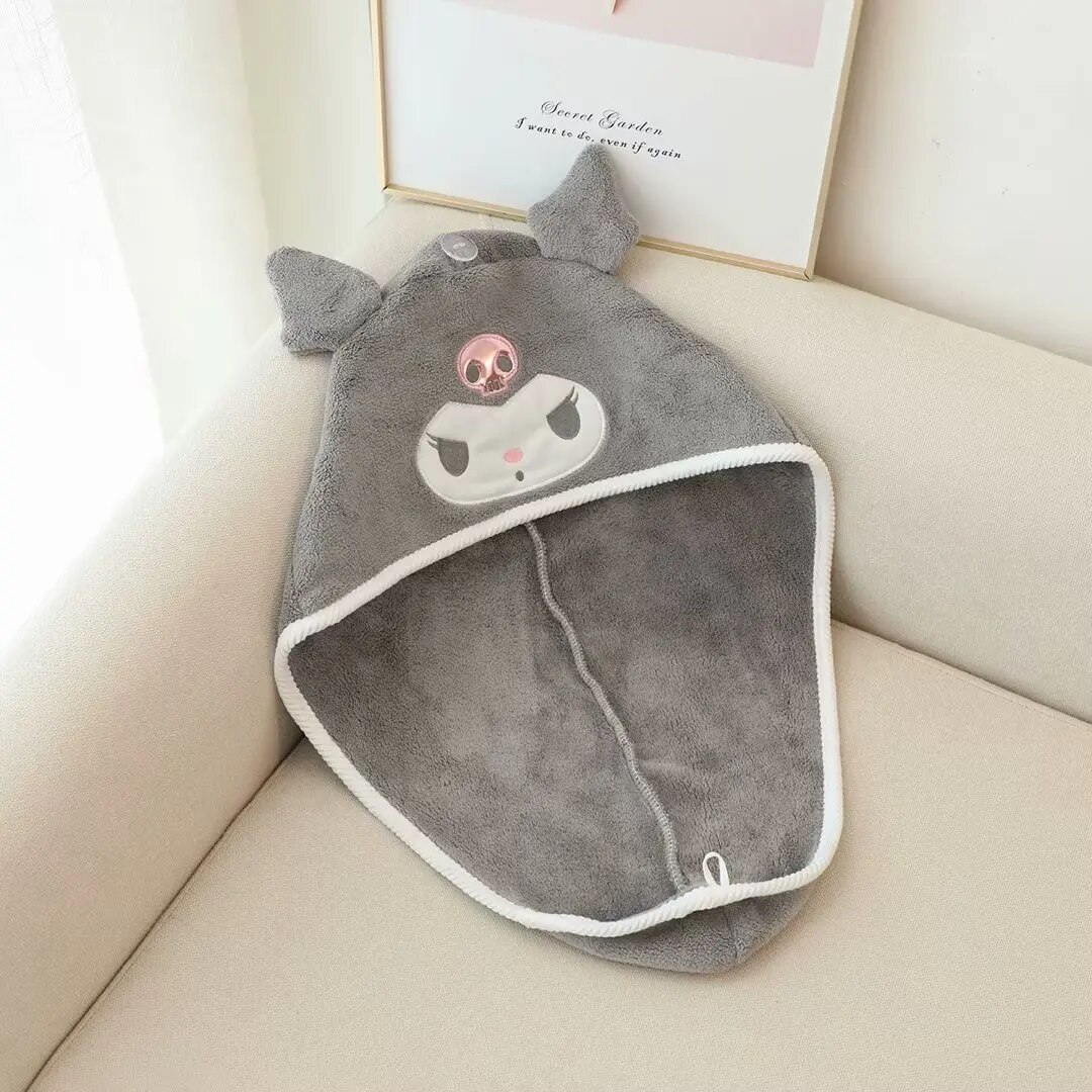Sanrios Melody Hello Kitty Pochacco Cinnamoroll Shower Cap Cute ...