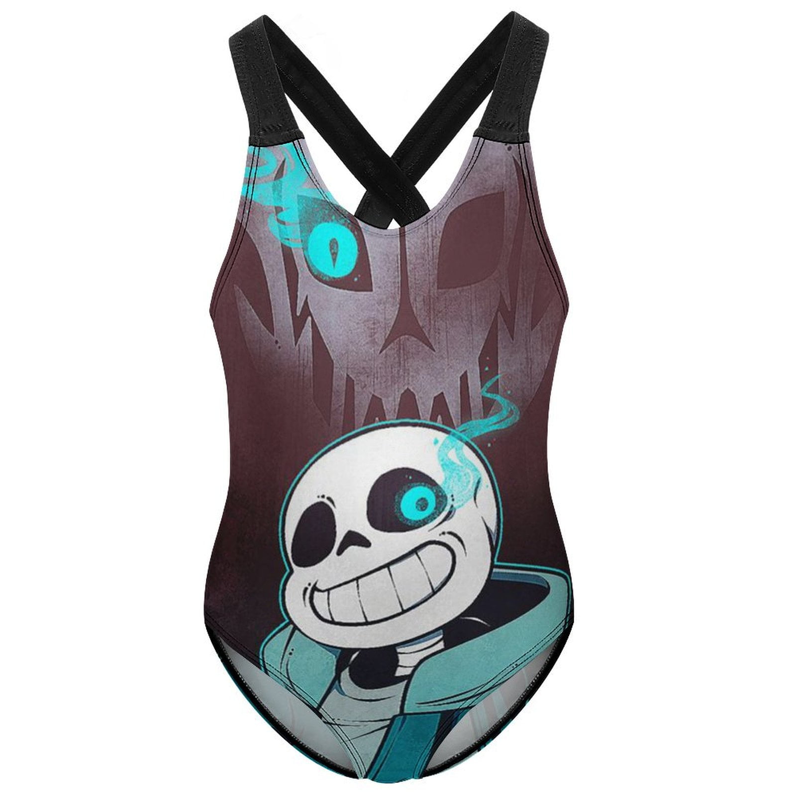 Sans Game Undertale Children's One-piece Swimsuit Summer Girl's ...