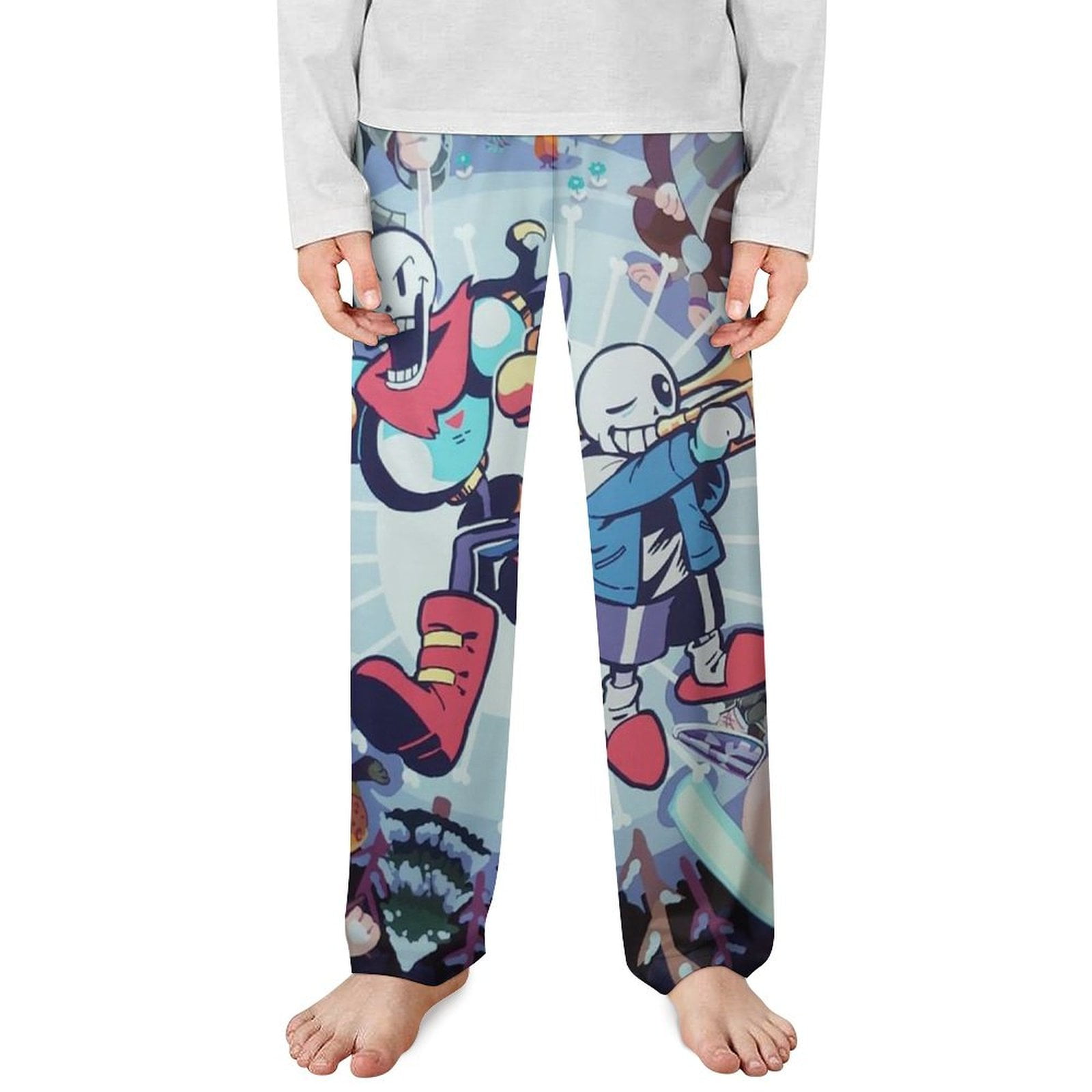 Sans Papyrus Undertale Children's Pajamas Cozy Lounge Straight Leg ...