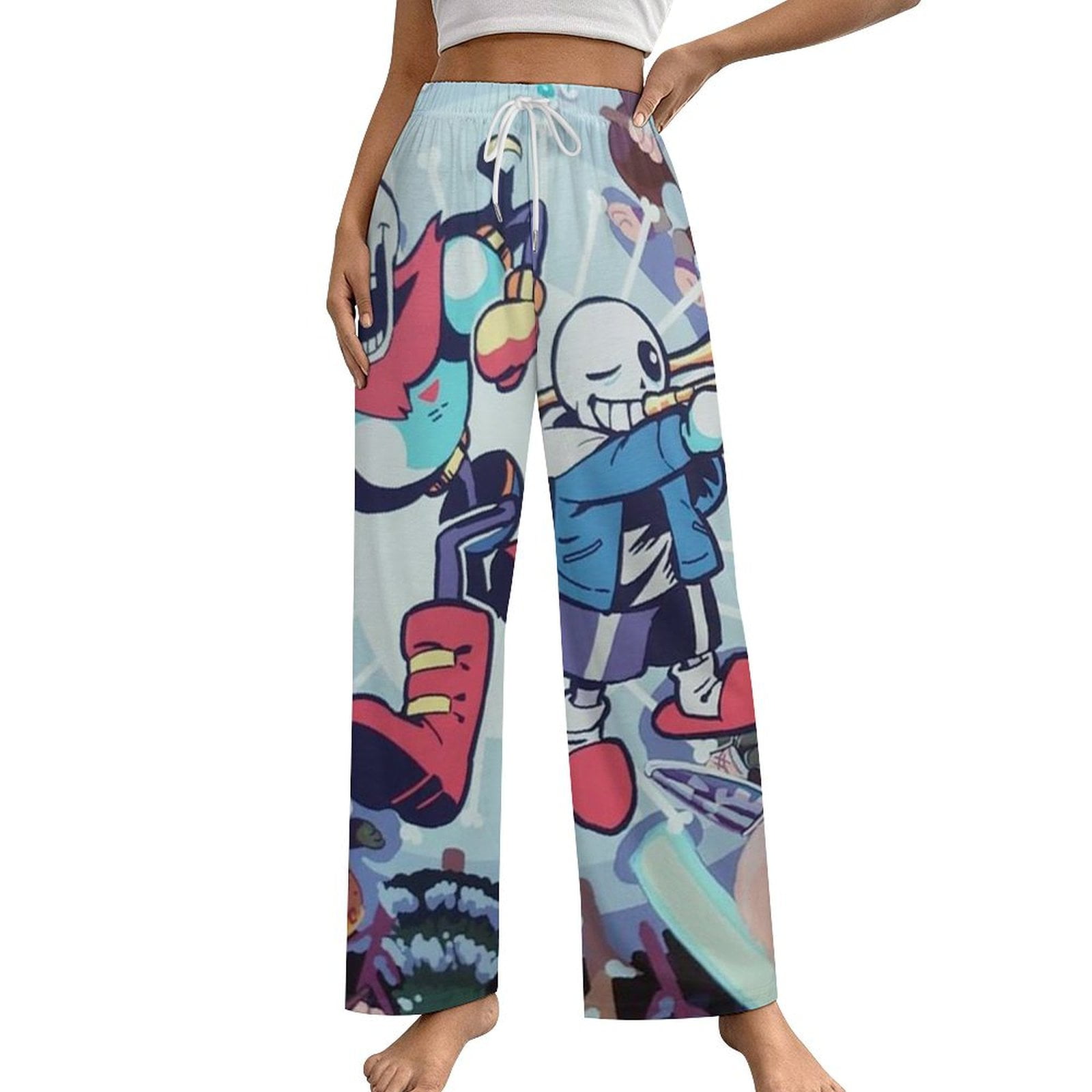 Sans Papyrus Undertale Home Pajama Pants For Womens Comfortable Soft ...