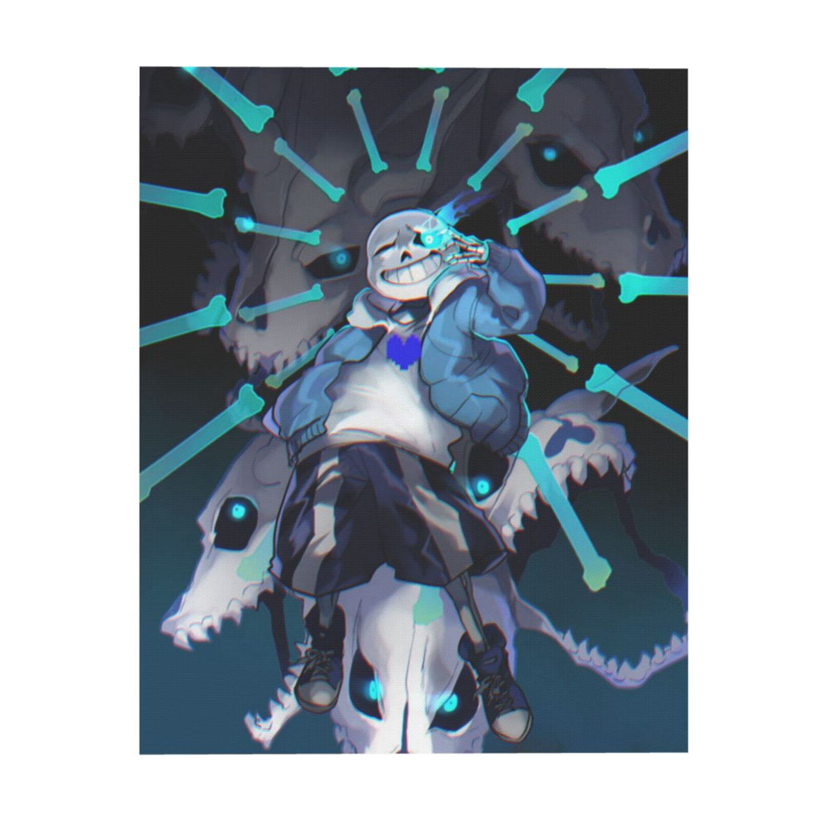 Sans Undertale Game Canvas Decorative Poster Gift Art Picture Painting ...