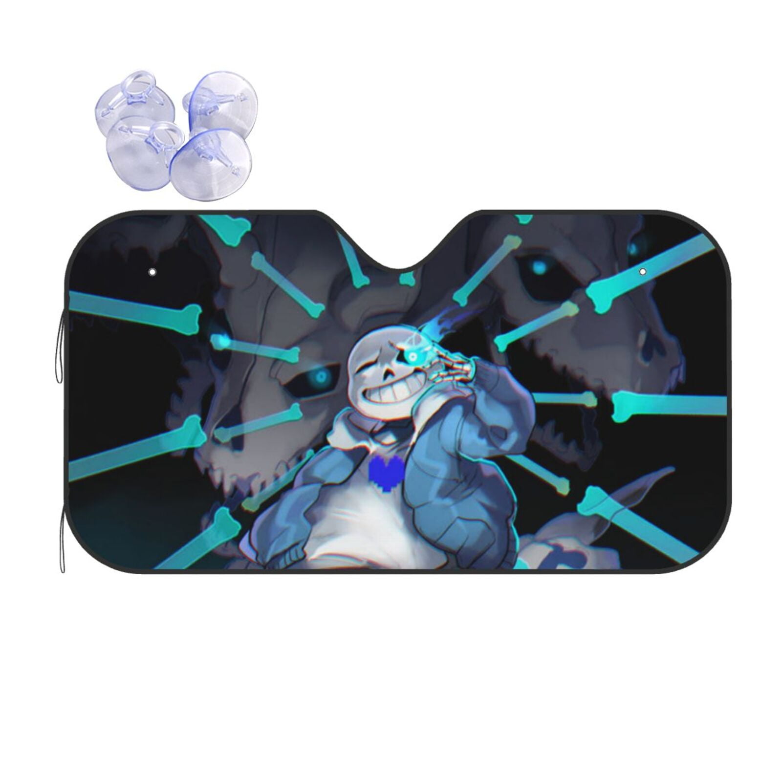 Sans Undertale Game Car Windshield Sun Shade Accessories Foldable ...