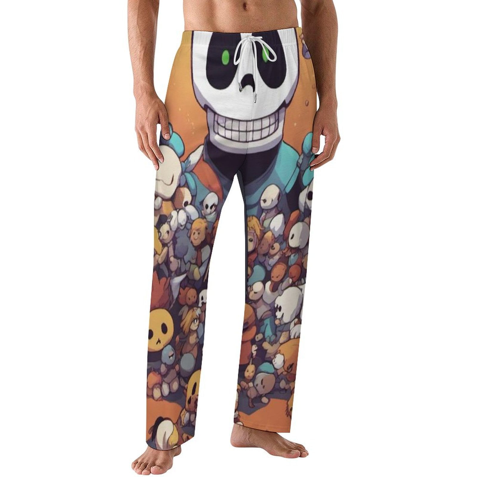 Sans Undertale Mens Pajama Pants Cozy Soft Lounge Sleep Pajamas Pants ...