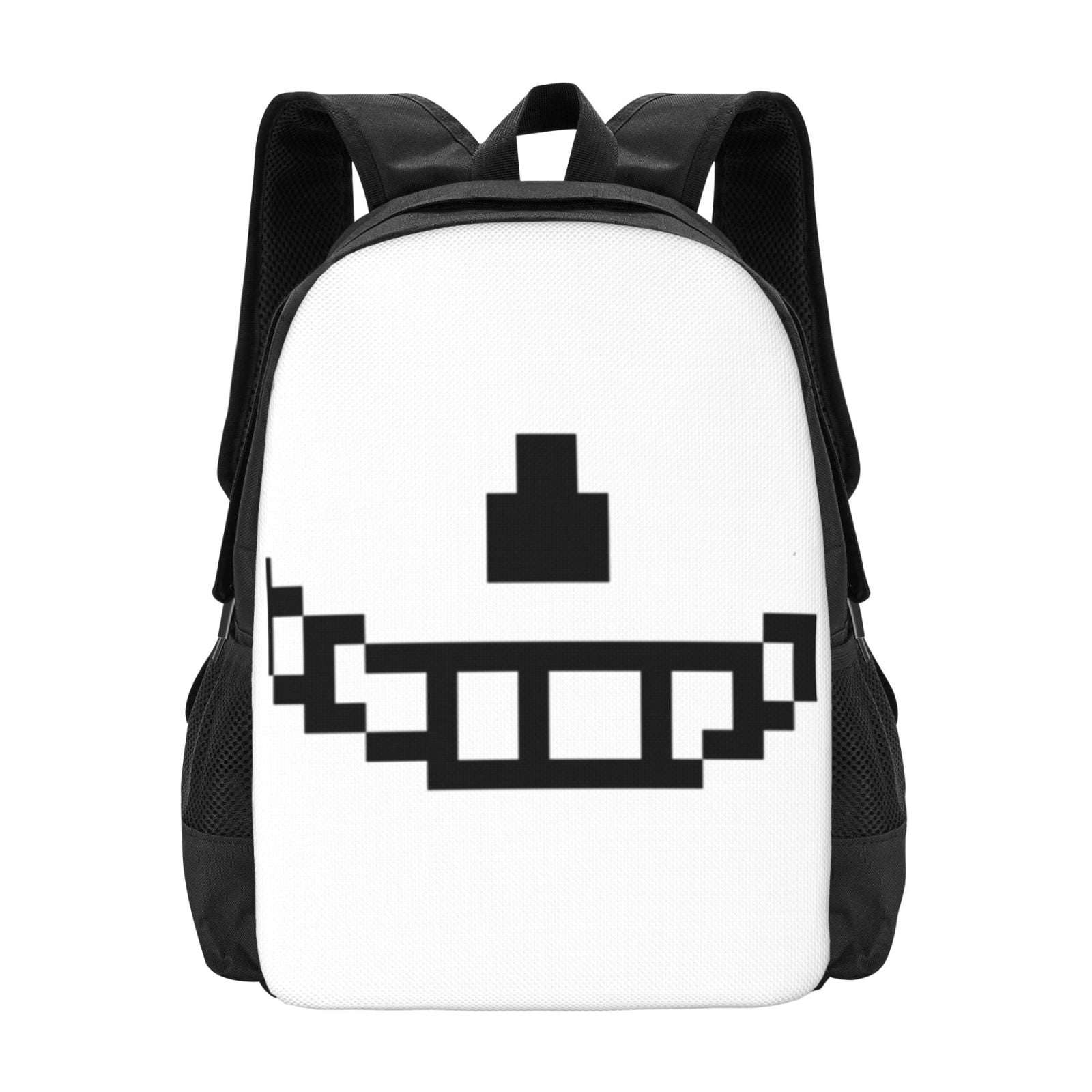 Sans (Undertale) Pixel Smile Face Backpack Fashion Travel Backpack ...