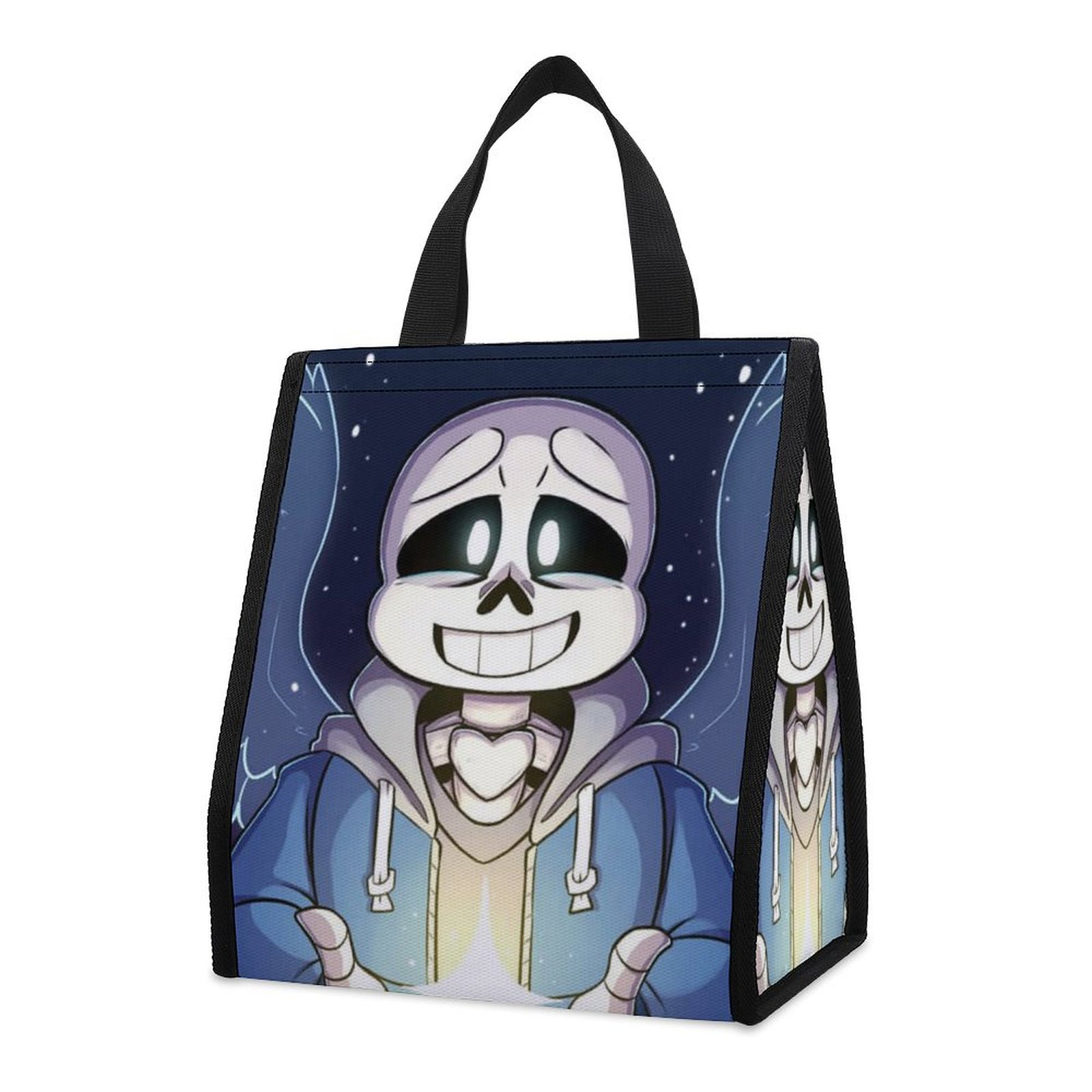 Sans Undertale Portable Lunch Bag Folding Insulated Lunchbag Lunch Box ...