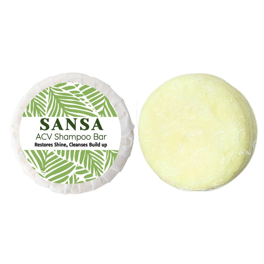 Sansa Apple Cider Shampoo Bar - Cleanses Build up & Restores Shine ...