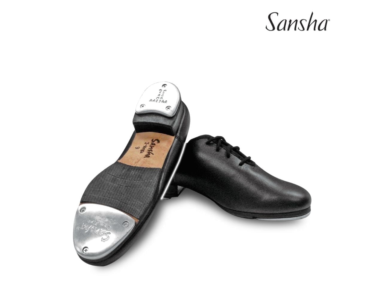 Sansha TA08L T-MEGA Mary Jane Tap Shoes with Metal Taps and Leather ...