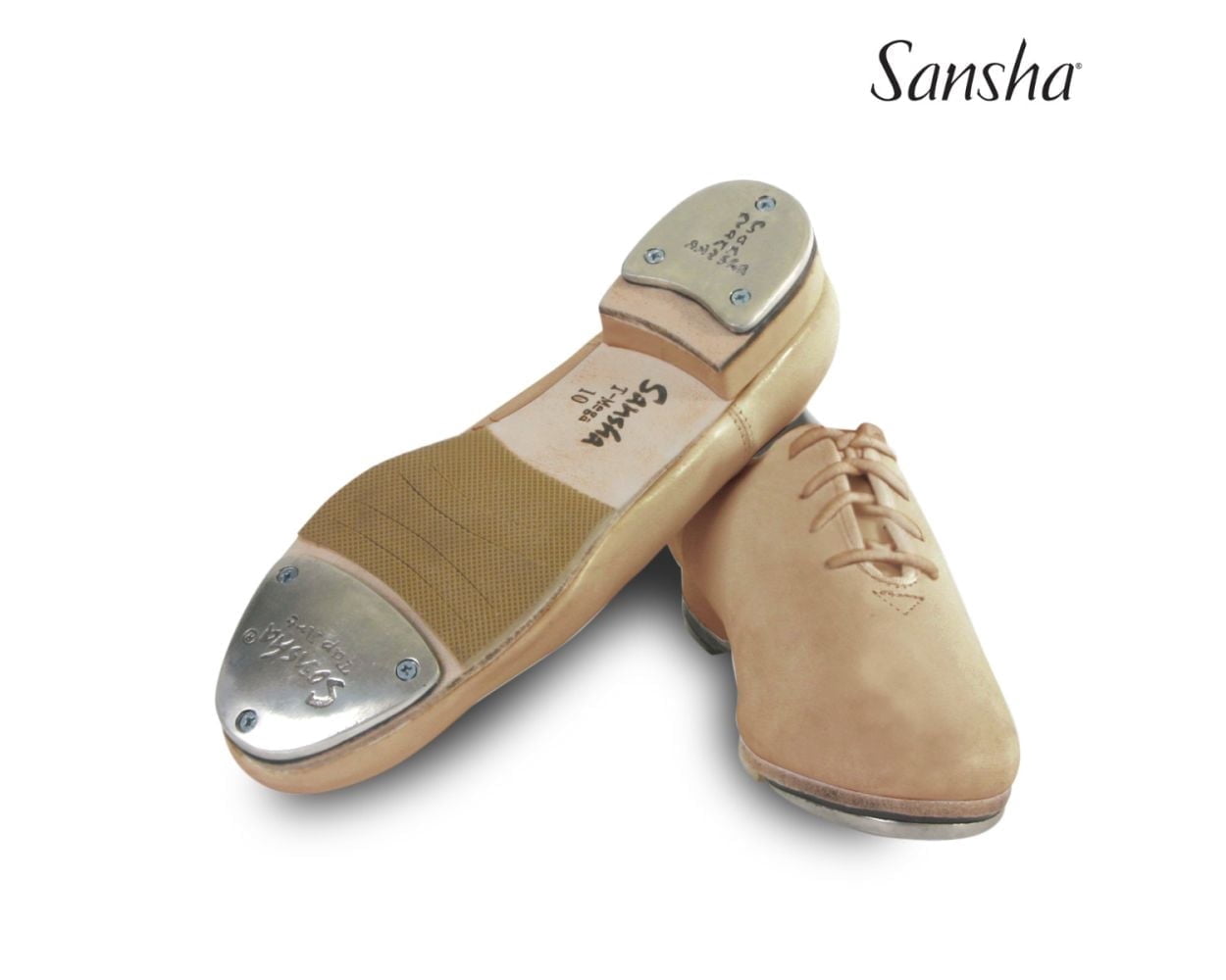 Sansha TA08L T-MEGA Mary Jane Tap Shoes with Metal Taps and Leather ...
