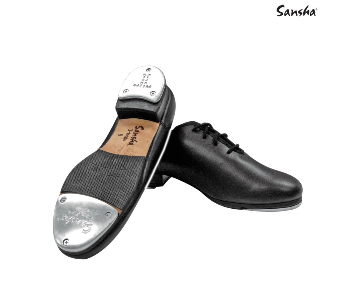 Sansha tap shoes TA908L metal+lea sole White 17 W T-MEGA - Walmart.com