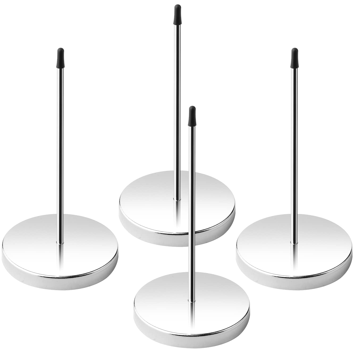 sansheng 4Pcs Silver Desk straightpole Paper Rack, Office Wiring axle ...