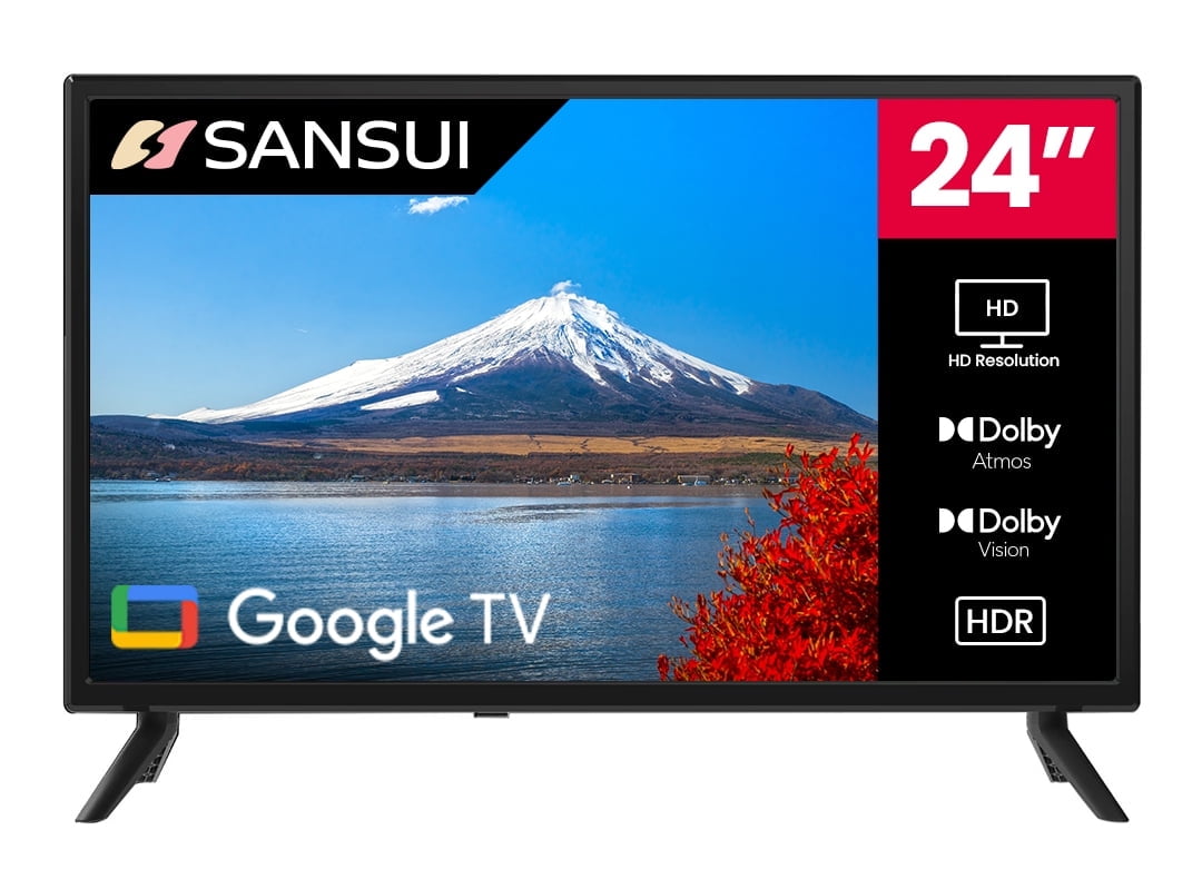 Sansui 24 Inch TA Series HD Smart AC/DC LED Small Flat Screen TV with ...