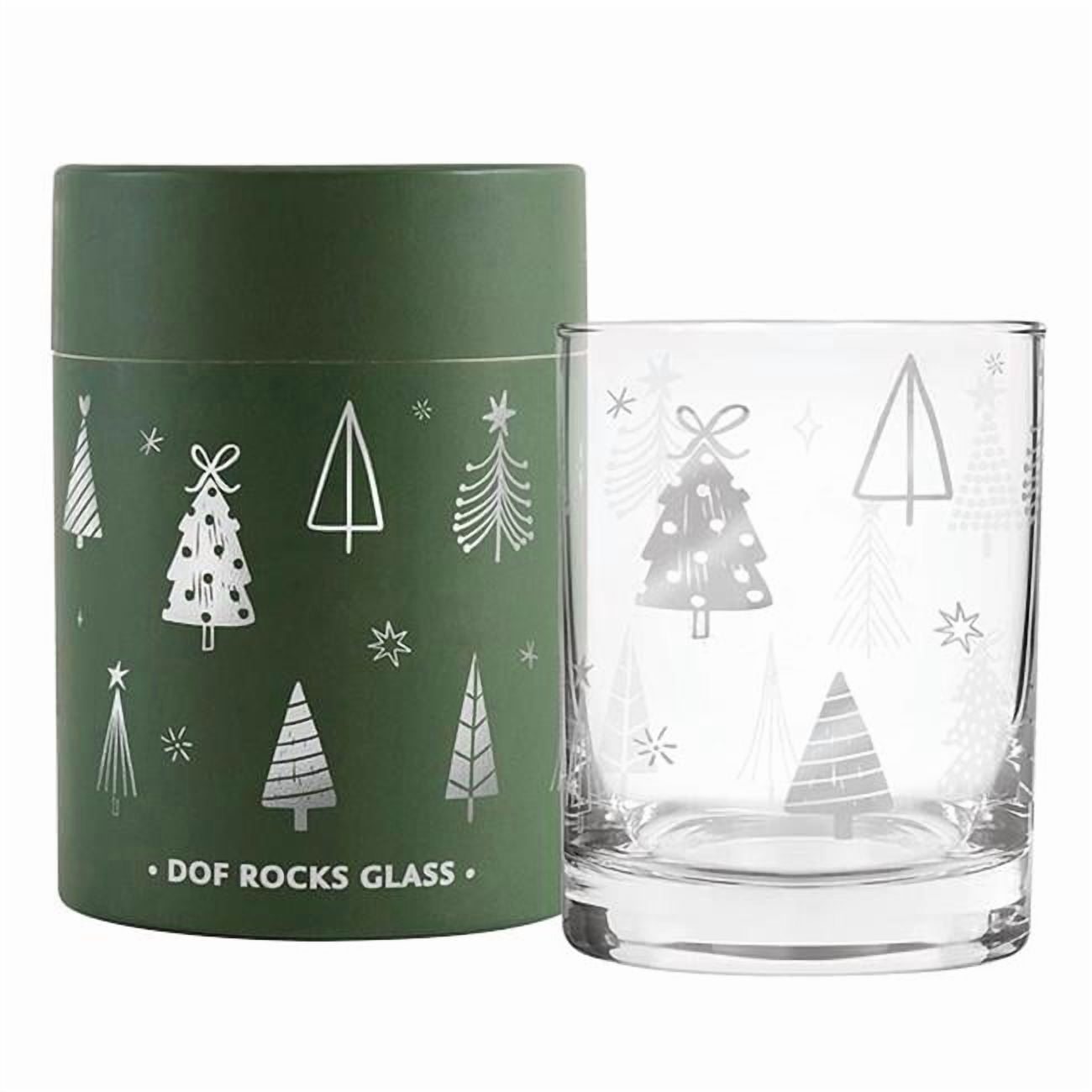 Santa Barbara Design Studio P6549 DOF Rocks Glass, Silver Trees ...