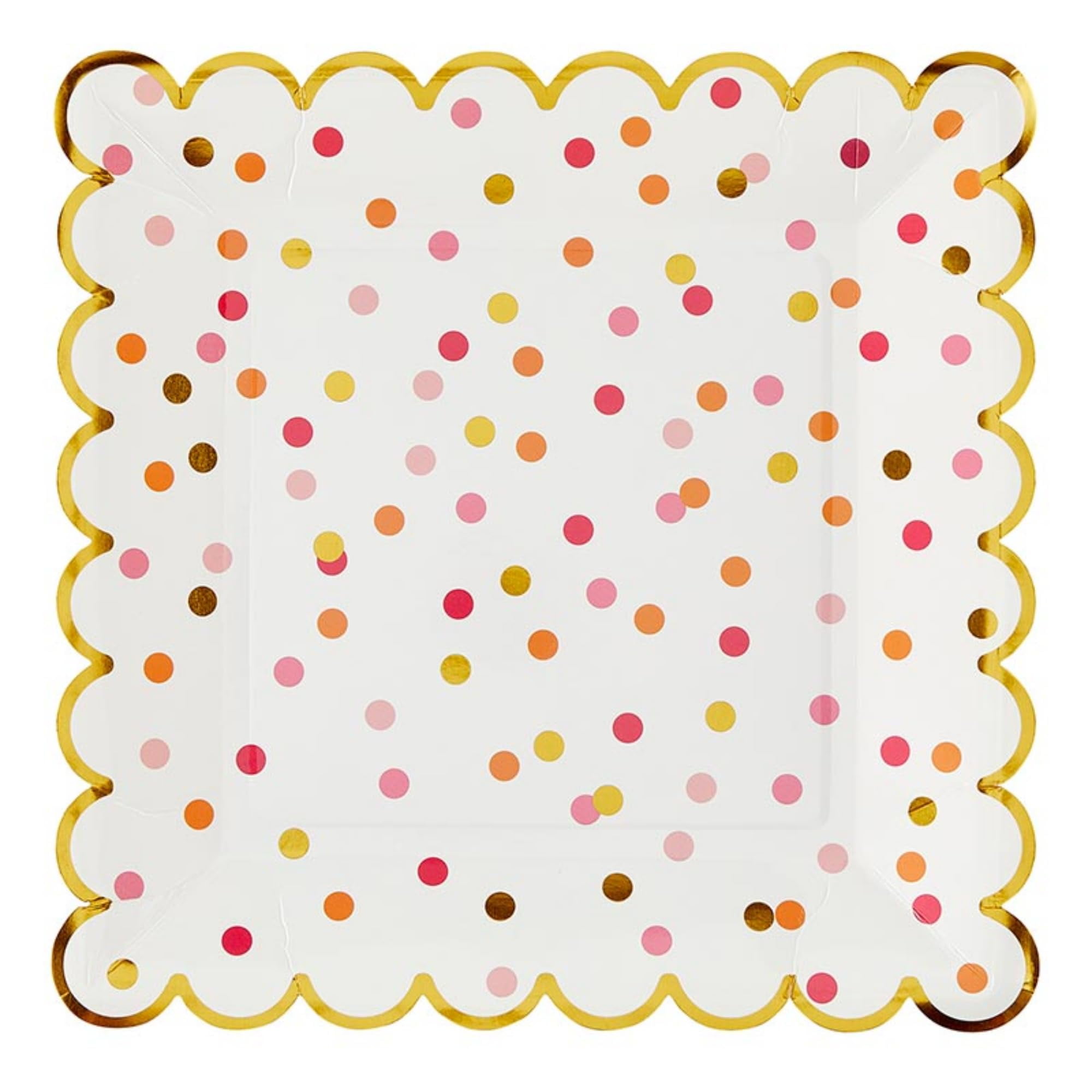 Santa Barbara Design Studio MMF7 Disposable Plate 8-Count Pack Scallop ...
