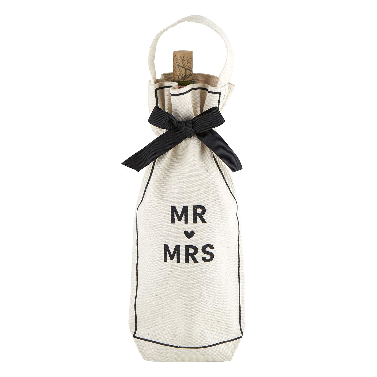 Santa Barbara Design Studio Sippin' Pretty Canvas Wine Bottle Bag, 12.5 ...