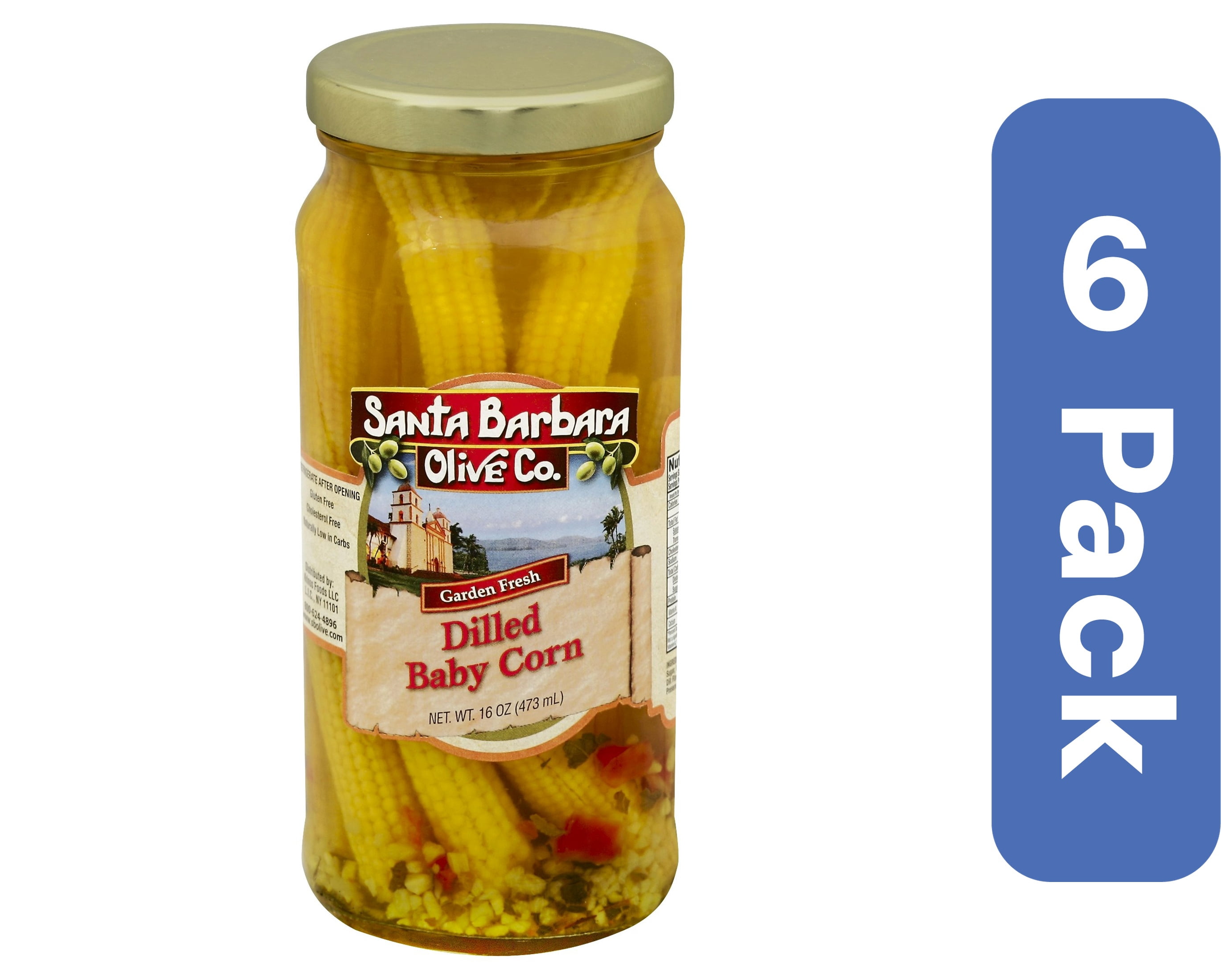 Santa Barbara Dilled Baby Corn 16 oz (Pack Of 6) - Walmart.com