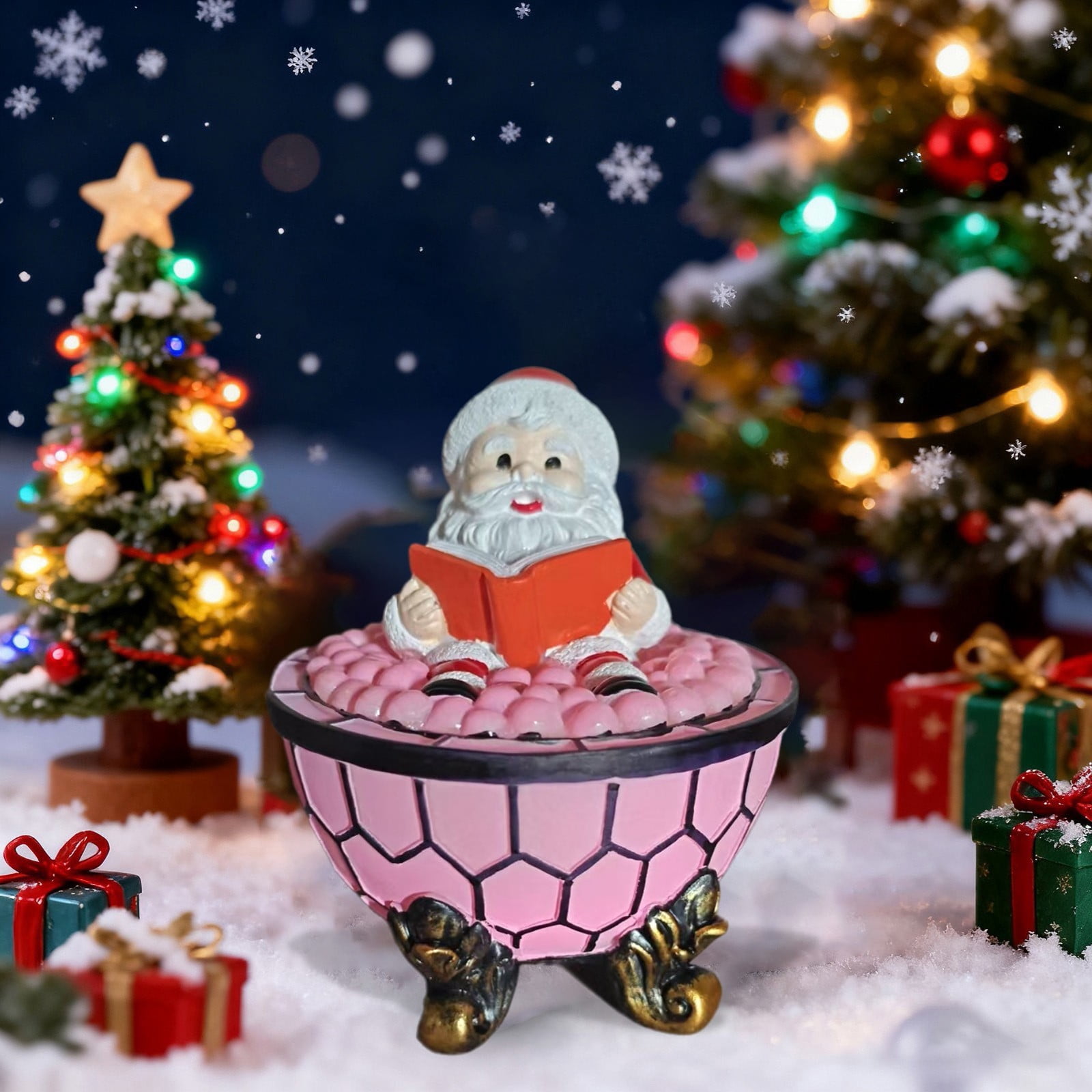 The Santa Bath Lamp Enhances The Festive Atmosphere Celebrates And ...