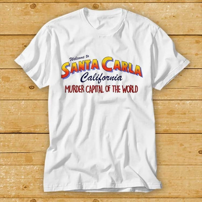 Santa Carla Murder Capital Of The World The Lost Boys Film 80s T Shirt ...