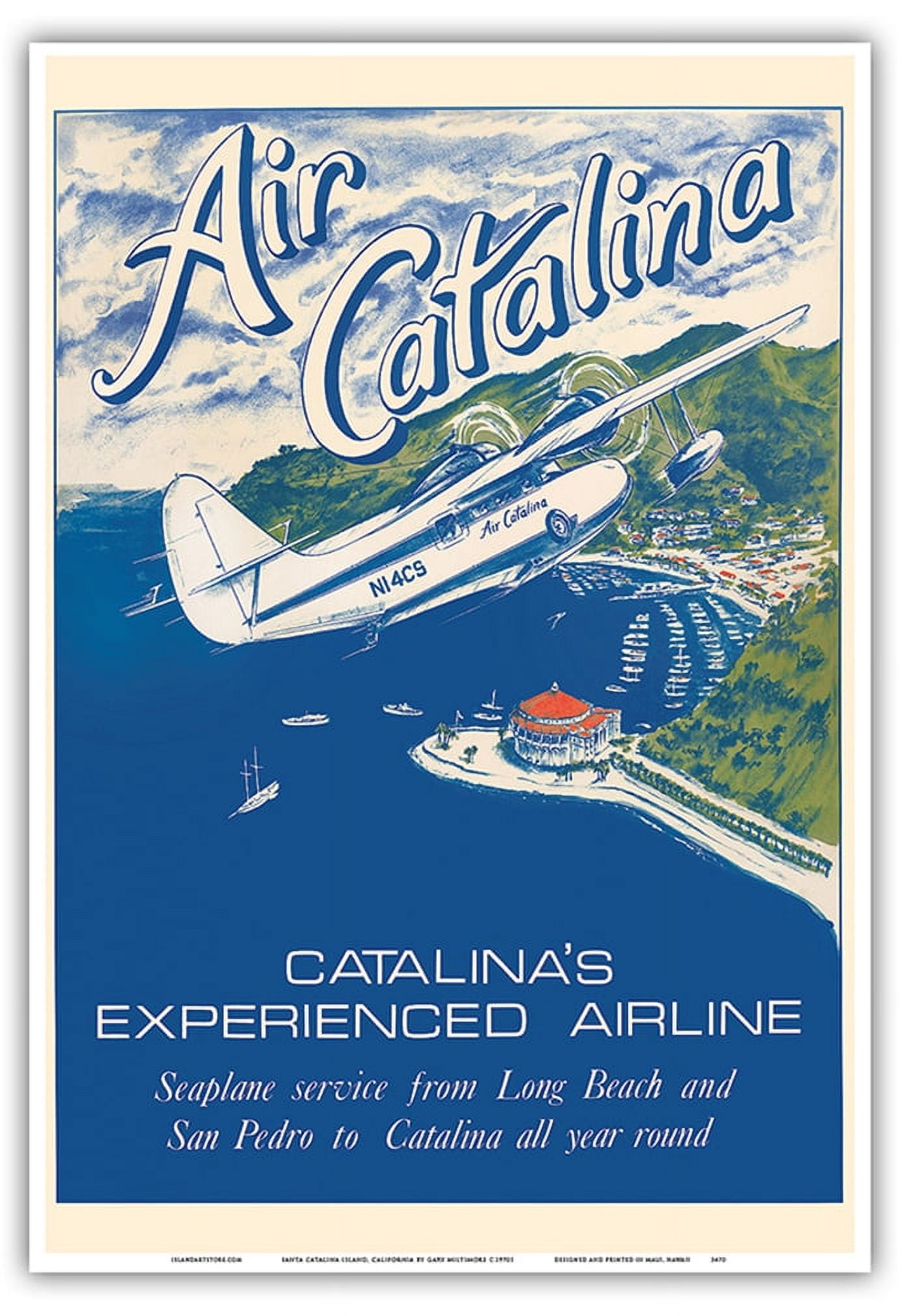 Santa Catalina Island California - Grumann Goose Airplane - Air ...