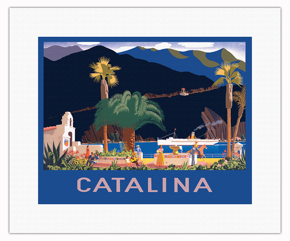 Santa Catalina - The Scenic Riveria of the U.S.A. - Vintage Travel ...