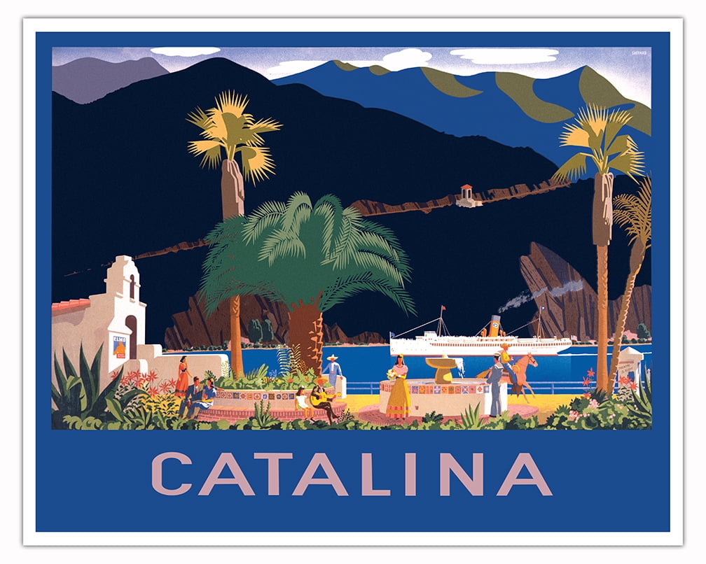 Santa Catalina - The Scenic Riveria of the U.S.A. - Vintage Travel ...