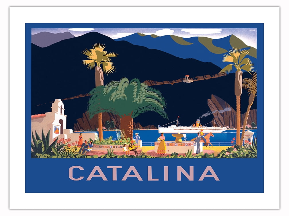 Santa Catalina - The Scenic Riveria of the U.S.A. - Vintage Travel ...