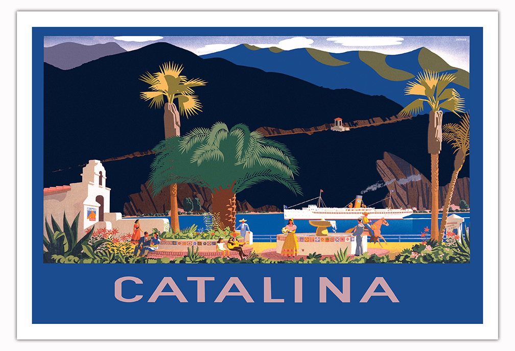 Santa Catalina - The Scenic Riveria of the U.S.A. - Vintage Travel ...