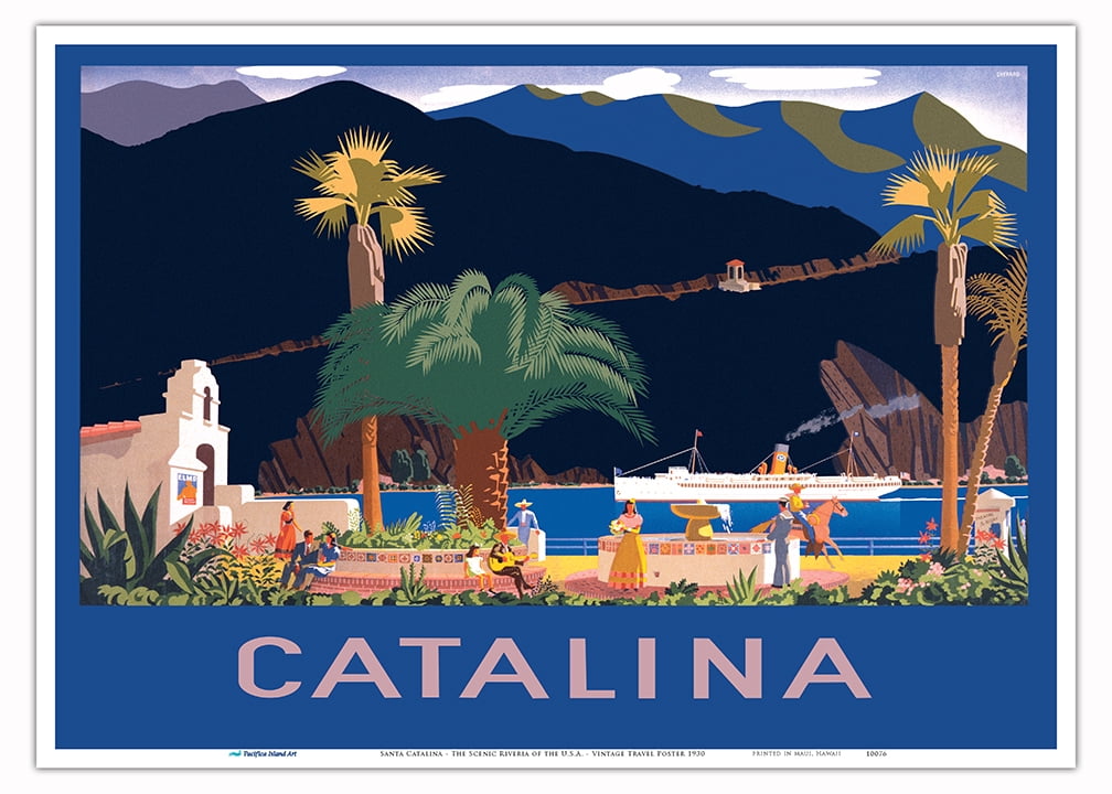 Santa Catalina - The Scenic Riveria of the U.S.A. - Vintage Travel ...