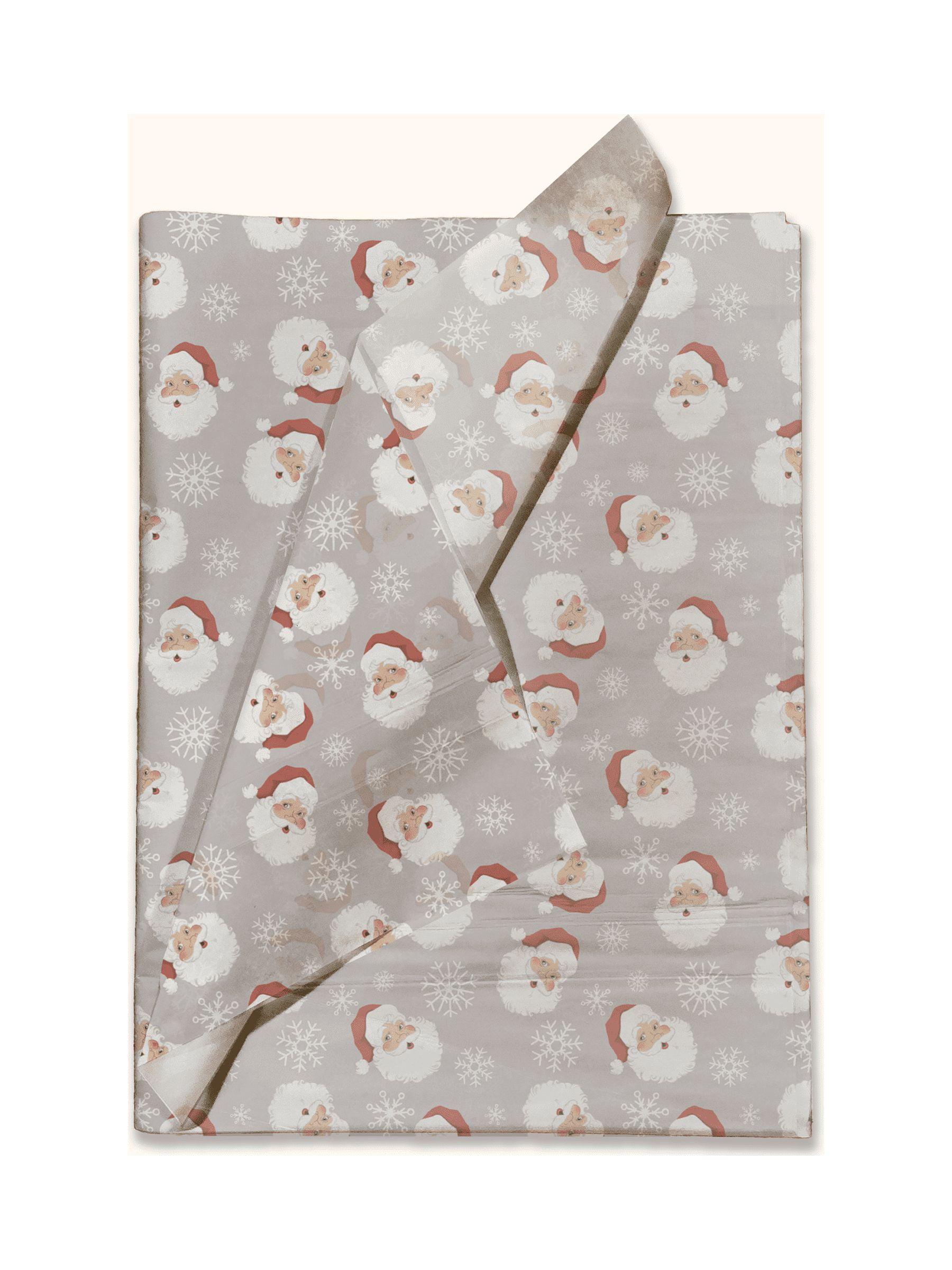 Santa Christmas Printed Tissue Paper - Decorative Tissue for Decoupage ...