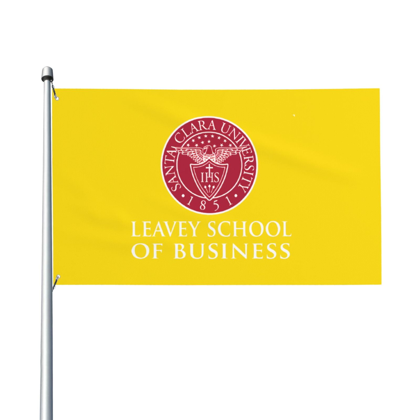 Santa Clara University Flag 3x5 Outdoor ,Sewn Stripes, Stronger Brass ...