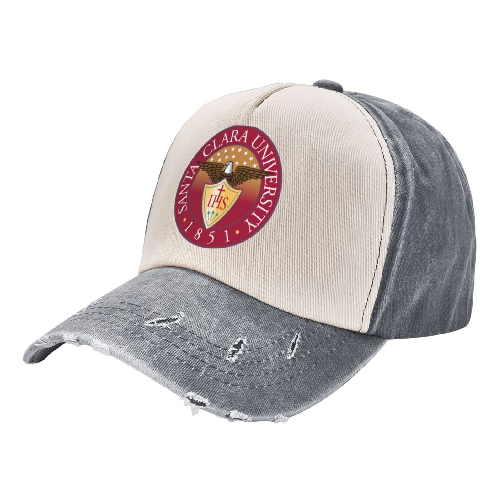 Santa Clara University Logo Cowboy Collision Color Washed Baseball Cap ...