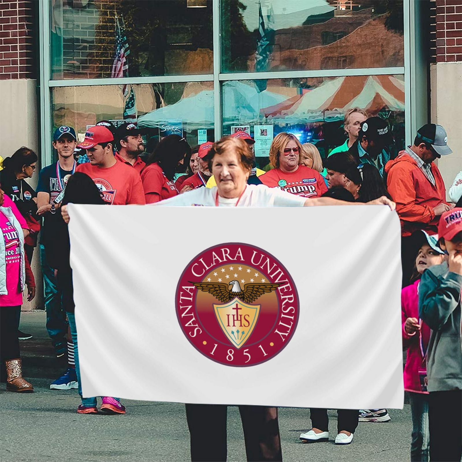 Santa Clara University Logo Flag 3x5 Ft Holiday Banner Garden Yard ...