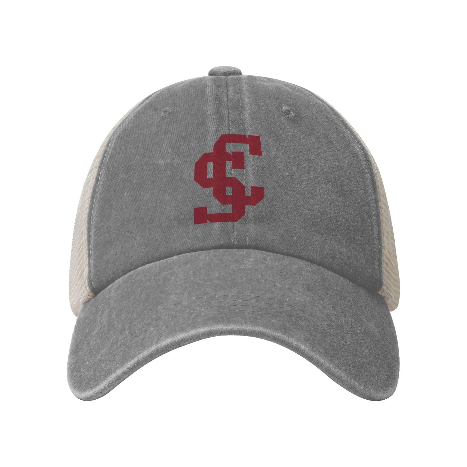 Santa Clara University Logo Unisex Cowboy Mesh Baseball Cap Adjustable ...