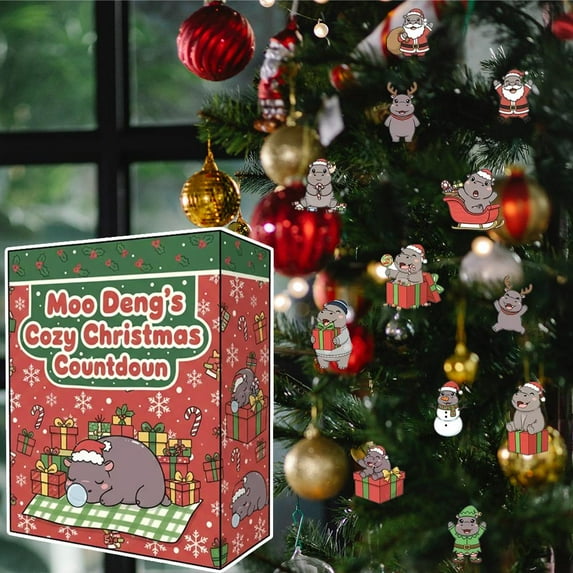 Santa Claus Advent Calendar 2025, Christmas Countdown Calendar with 2D ...