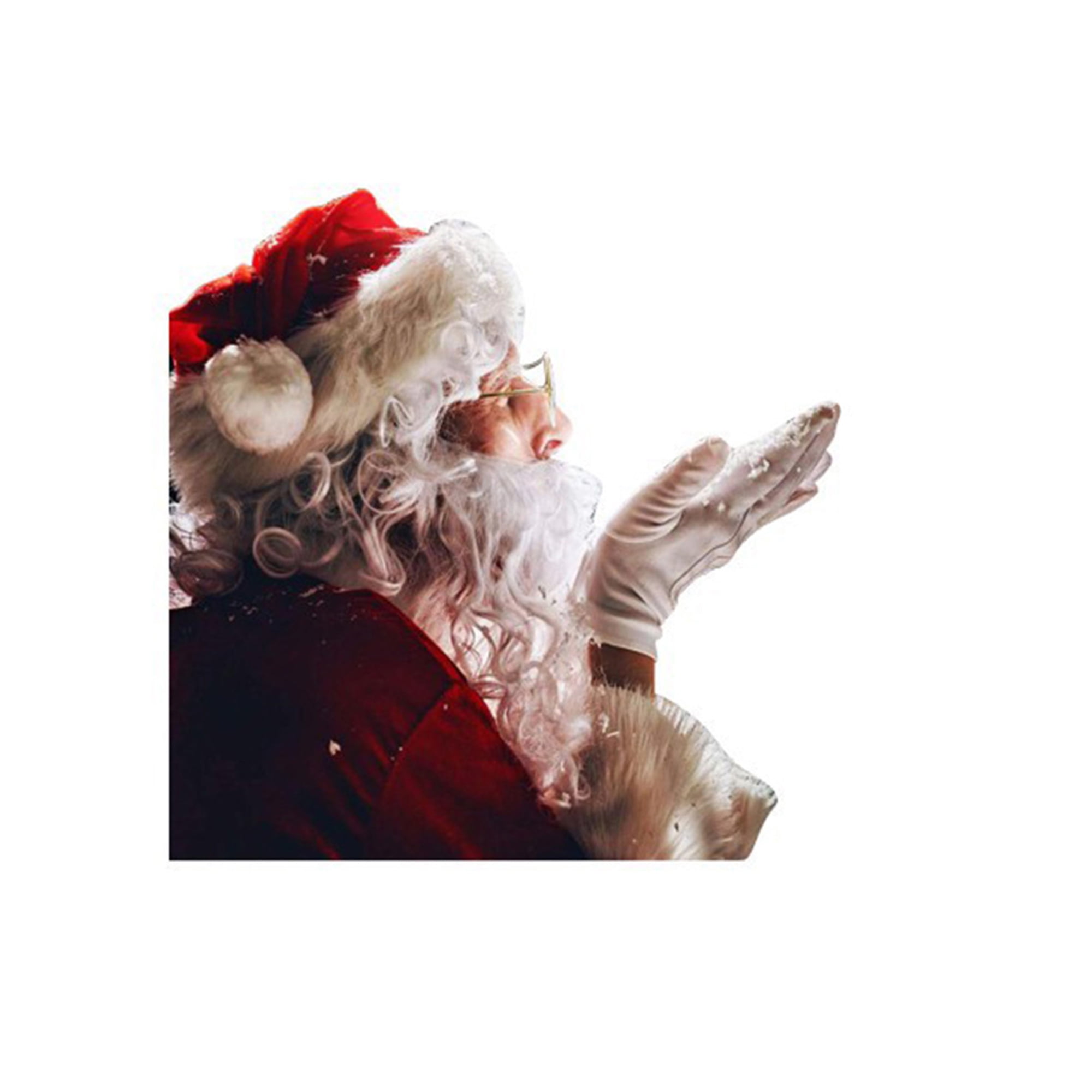 Santa Claus Car Window Sticker Left Right Christmas Glass Decal ...