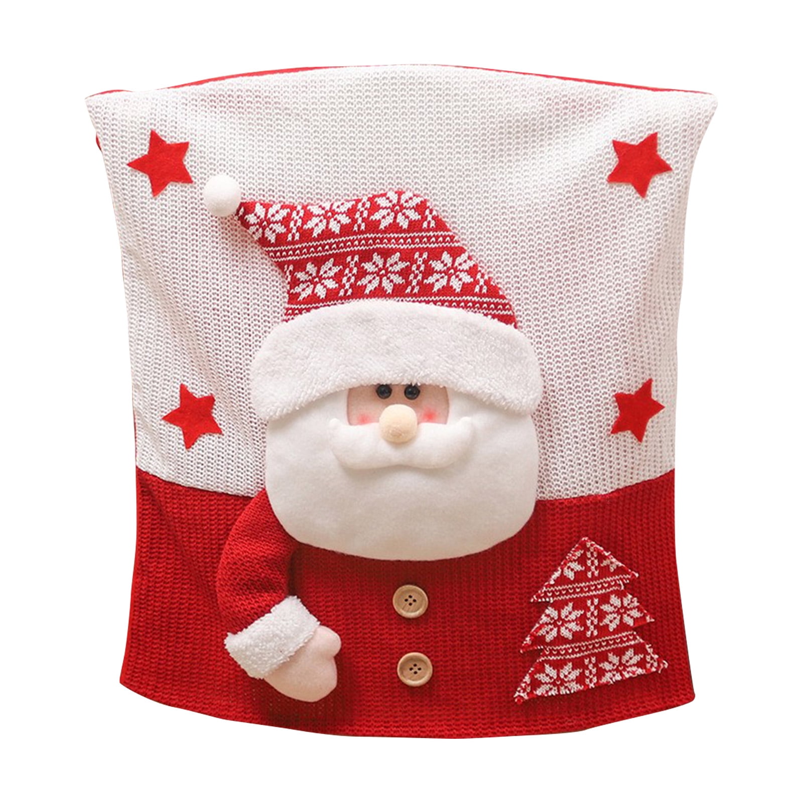 Santa Claus Christmas Chair Covers 19.7‘’x21.3'' - Santa Claus Themed ...