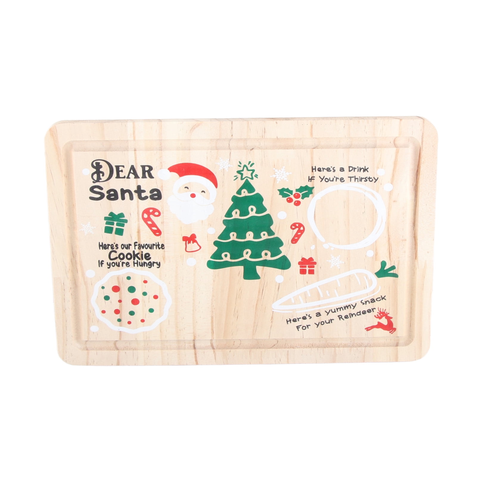 Santa Claus Christmas Eve Treat Tray - Walmart.com