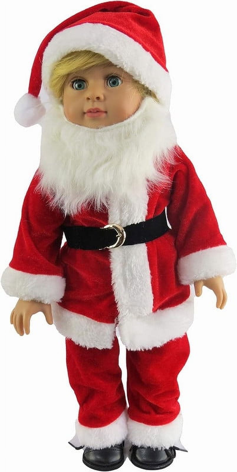 Santa Claus Christmas Outfit for 18-Inch Dolls - Walmart.com