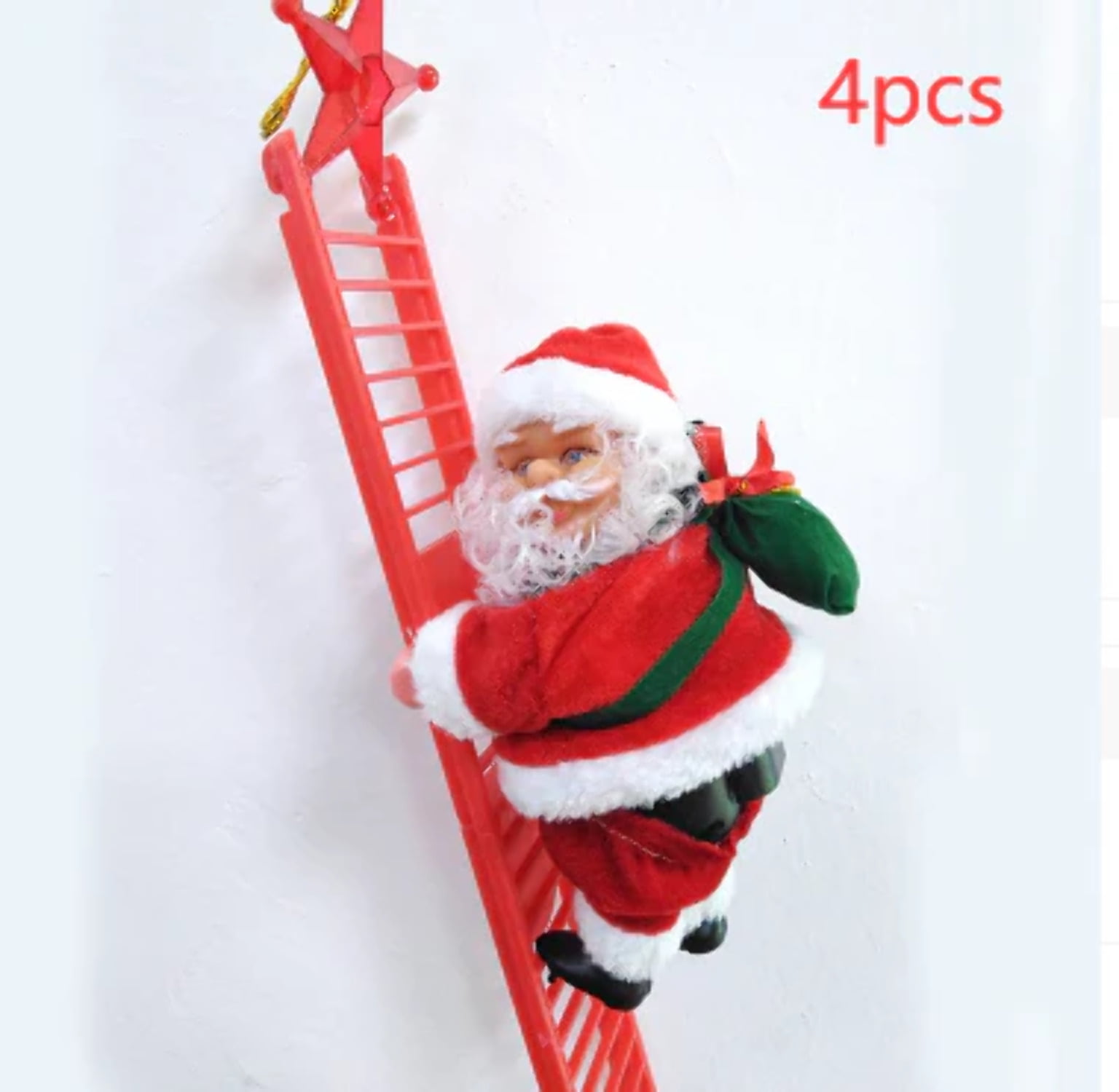 Santa Claus Climbing Ladder Electric Santa Claus Climbing Ladder ...