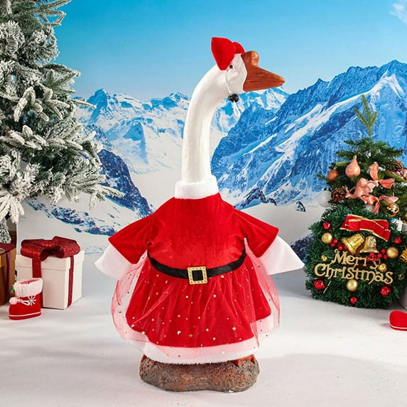 Santa Claus Costume for Porch Goose Decoy, Outdoor Christmas ...